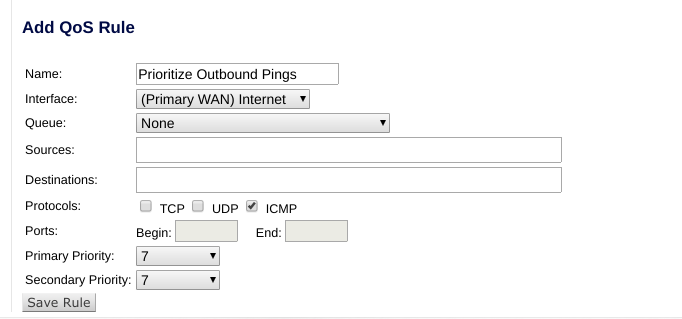 QoS (Quality of Service) (v4.1.3+)