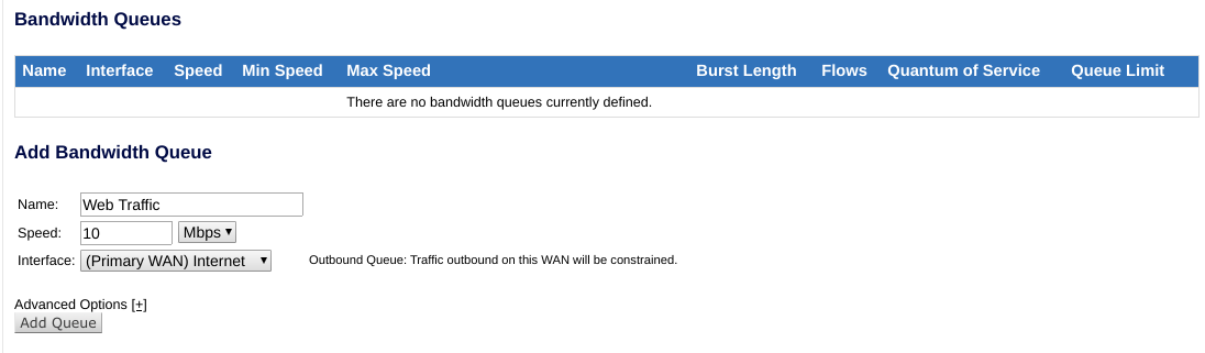 QoS (Quality of Service) (v4.1.3+)