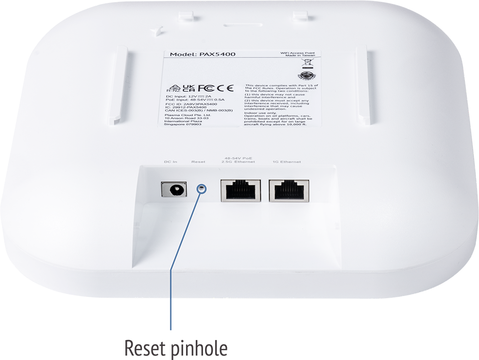 Calyptix Switch and AP: How to Perform a Reset